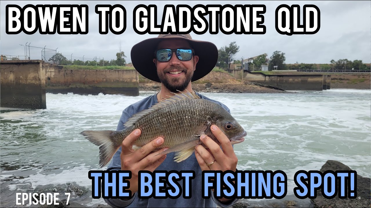 QLD Caravan Fishing Road Trip | Land based fishing | Bowen to Gladstone ...