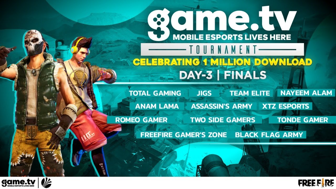 game.Tv Tournament 1M Celebration YouTubers Dhamaka | Day 3 | Finals ...