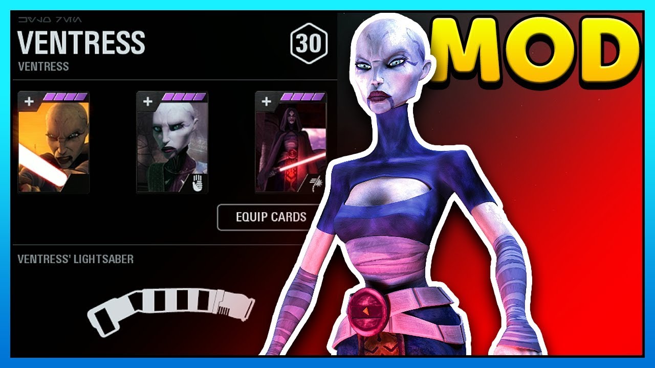 Asajj Ventress Hero Mod Gameplay - Star Wars Battlefront 2 Mod Showcase ...