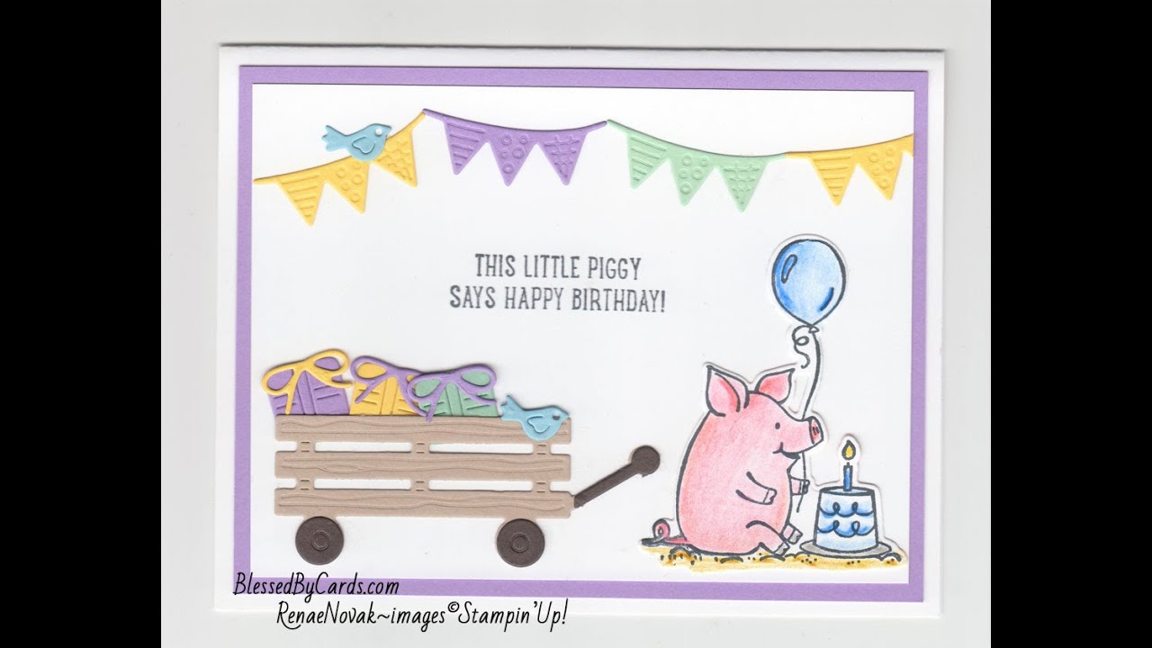 Make It Monday #75 This Birthday Piggy Bundle - YouTube