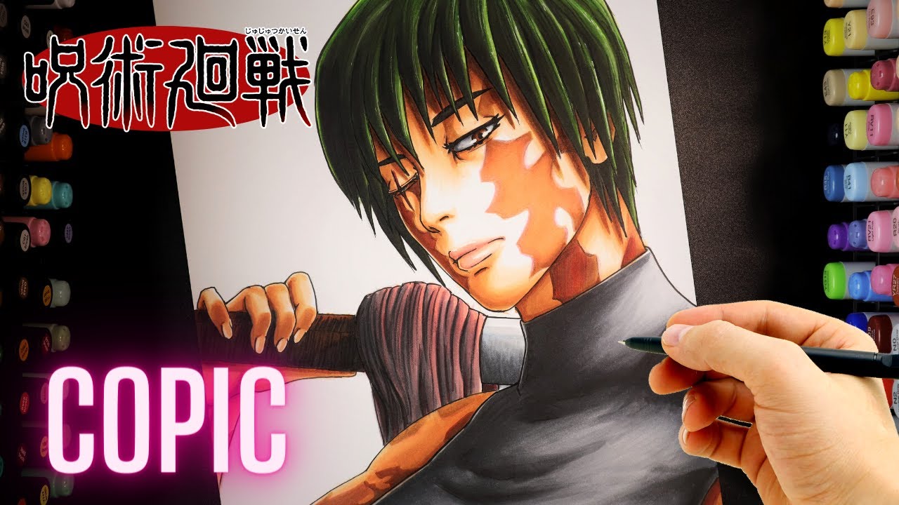 Drawing Maki Zenin (Jujutsu Kaisen) After Her Transformation | COPIC ...