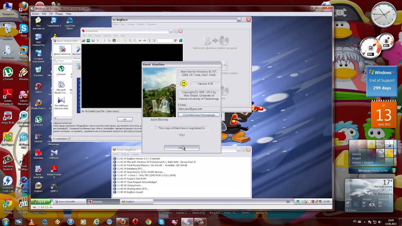 Windows XP Russian Professional SP3 Virtual PC 2007 - YouTube