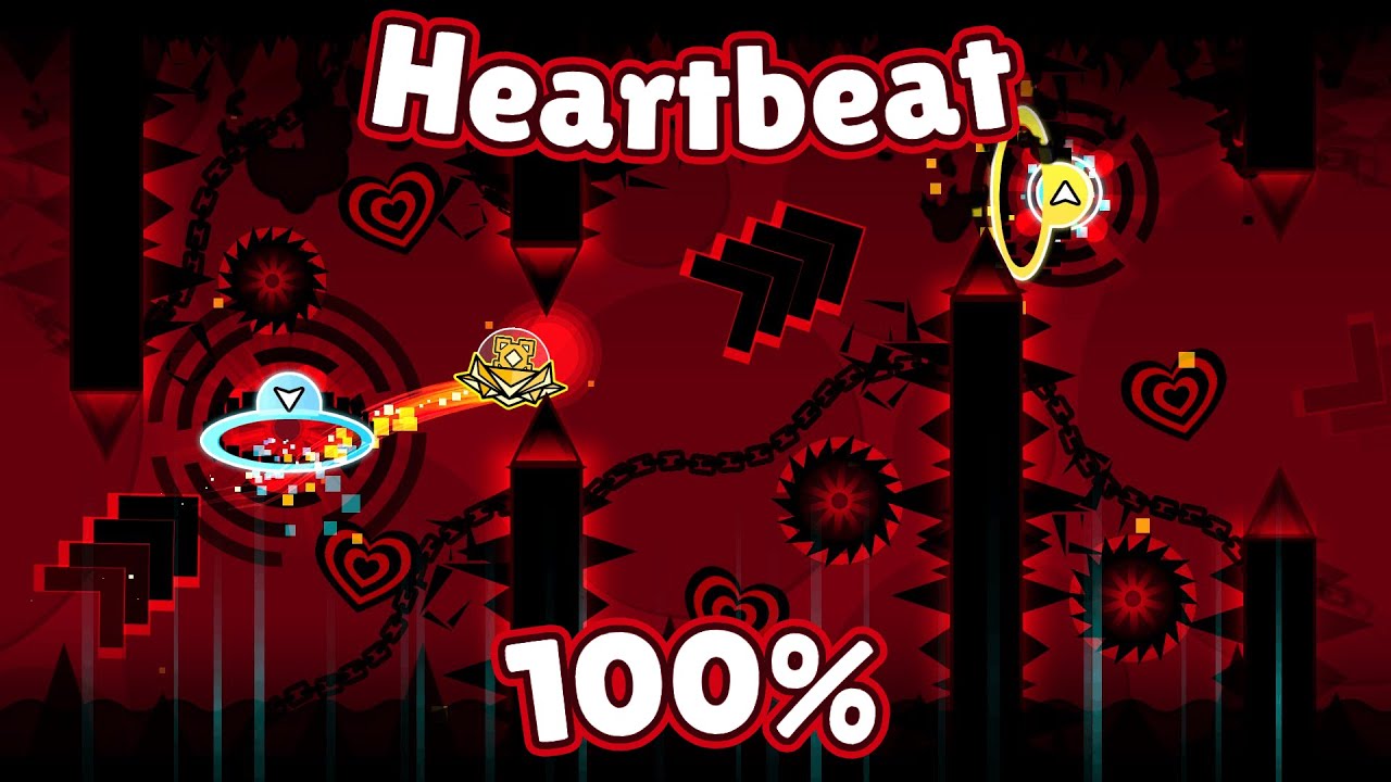 Heartbeat by KrmaL 100% (Extreme Demon) | Geometry Dash - YouTube