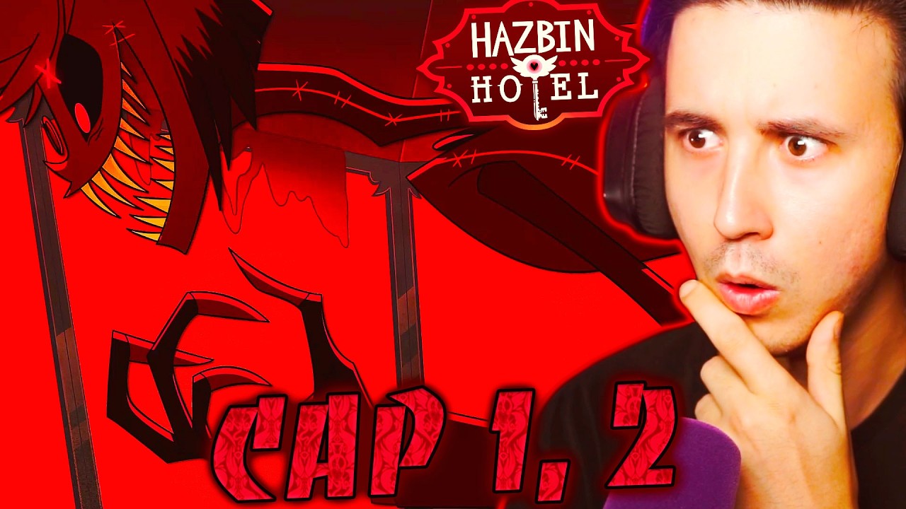 CHARLIE Y ADAN!!! HAZBIN HOTEL CAP 1, 2!! | REACCIÓN! - YouTube