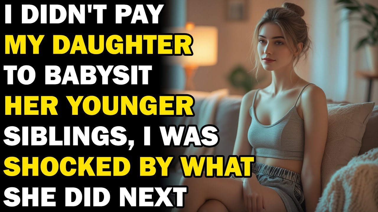 AITA For Not Paying My Daughter To Babysit Her Younger Siblings... - Best Reddit Stories - YouTube