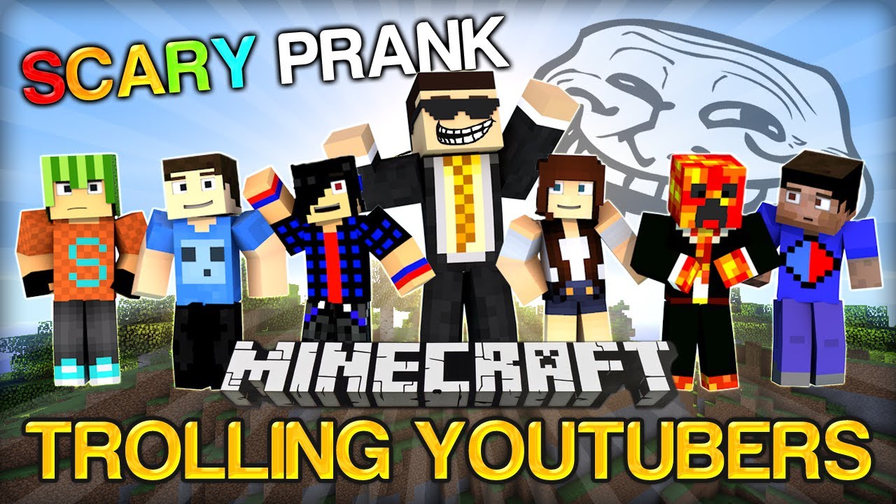 820K SPECIAL - Minecraft Trolling Youtubers - The Scary Prank w/ Zexy ...