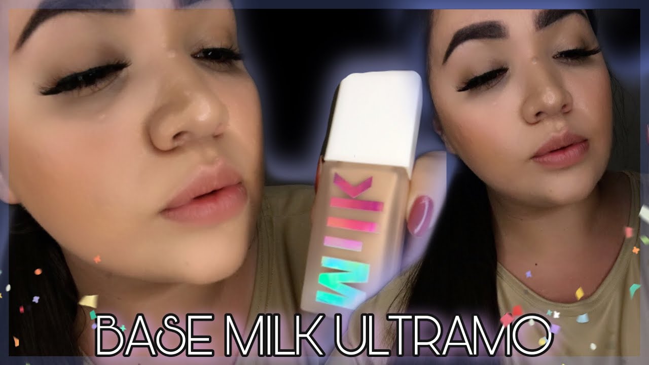 PROBANDO BASE DE ULTRAMO MILK ALL DAY MATTE - YouTube