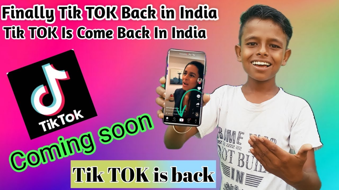 Breaking news-Finally Tik Tok come back in India Tik TOK Is Relaunch in ...