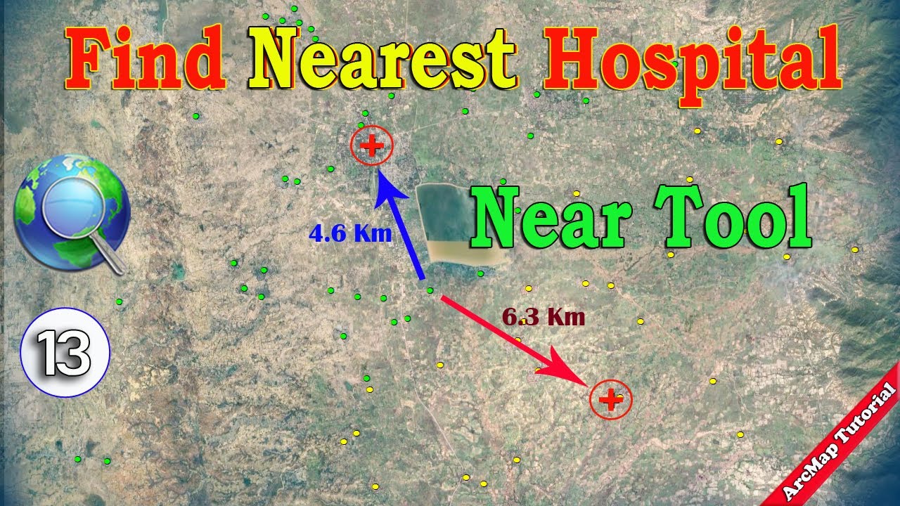 How to Find the Nearest Hospital | Near Tool Full Tutorial ArcMap #gis ...