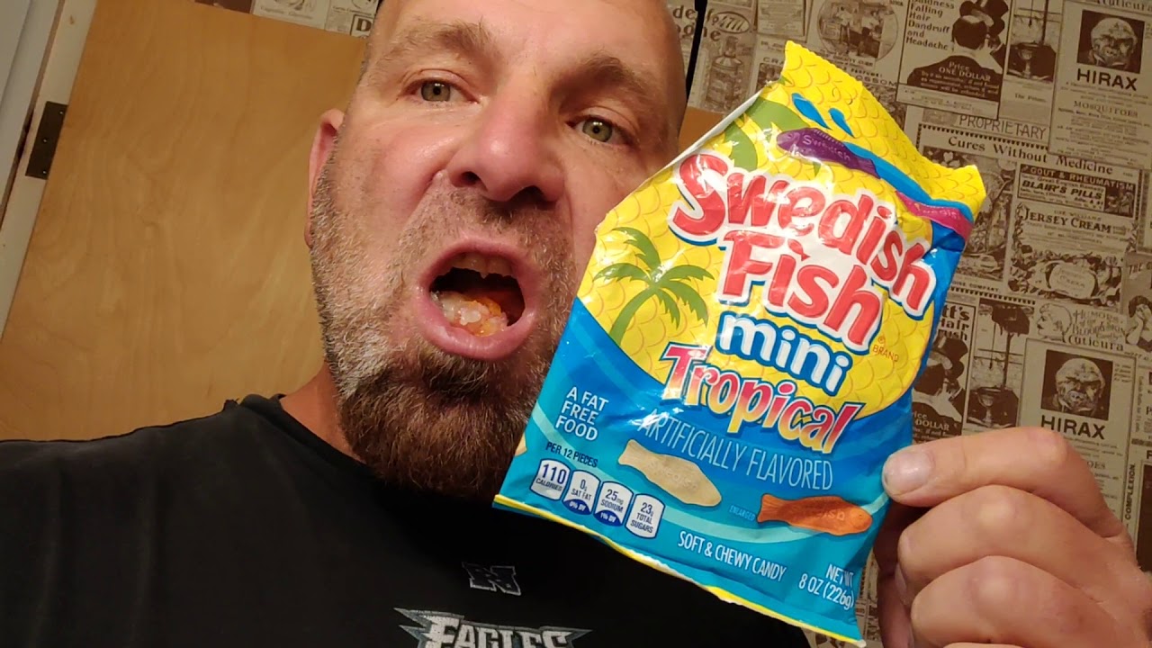 Tropical mini swedish fish unbelievable - YouTube