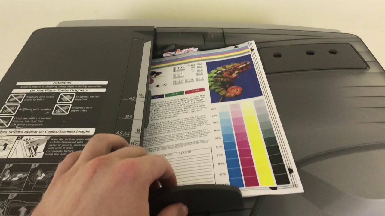 Ricoh mp c3502 - YouTube