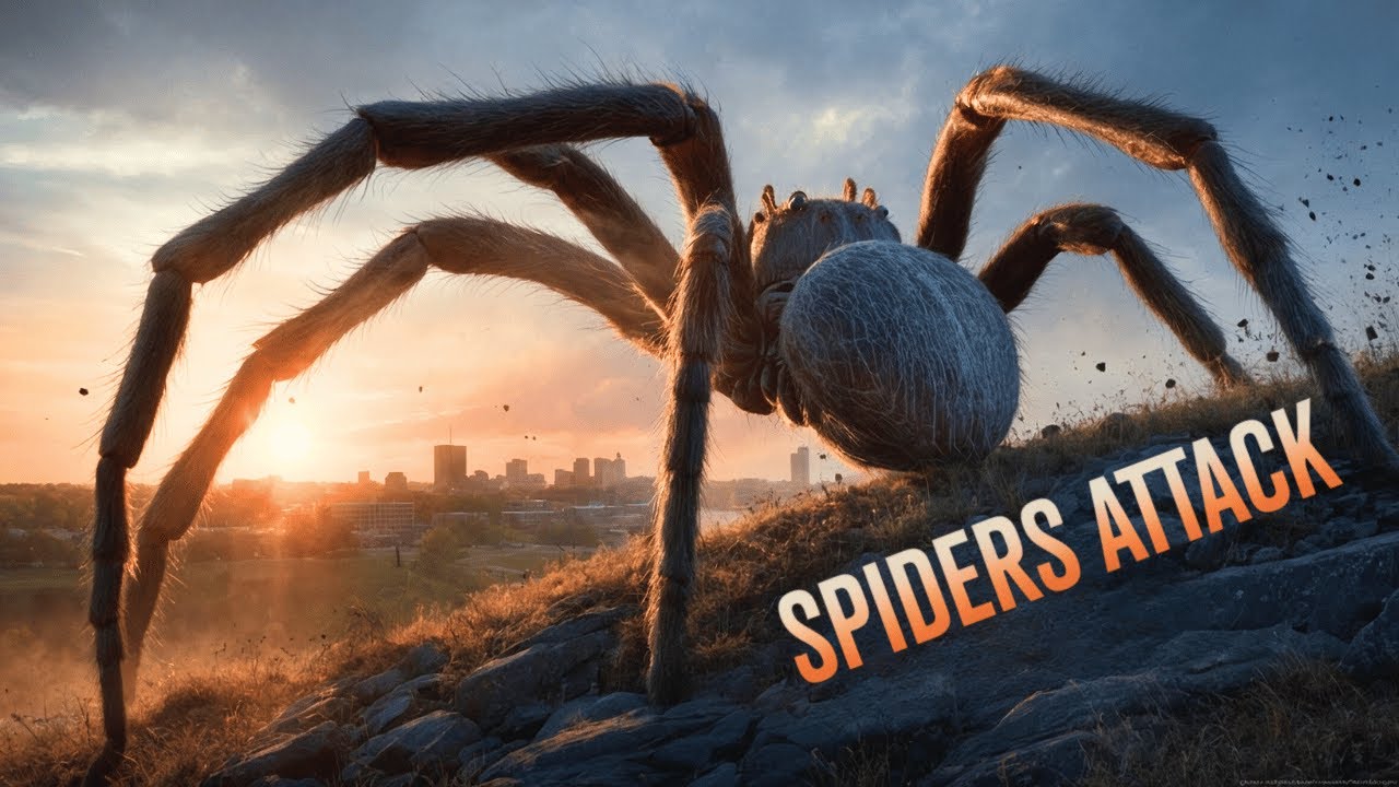 A Movie about Spiders ︎ Spider Swarm Turns City into War Zone - YouTube