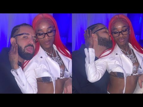 Drake Kisses On Sexyy Red Backstage At A Show & Call Her His Wife! "It's Gonna Get Smokey" - YouTube
