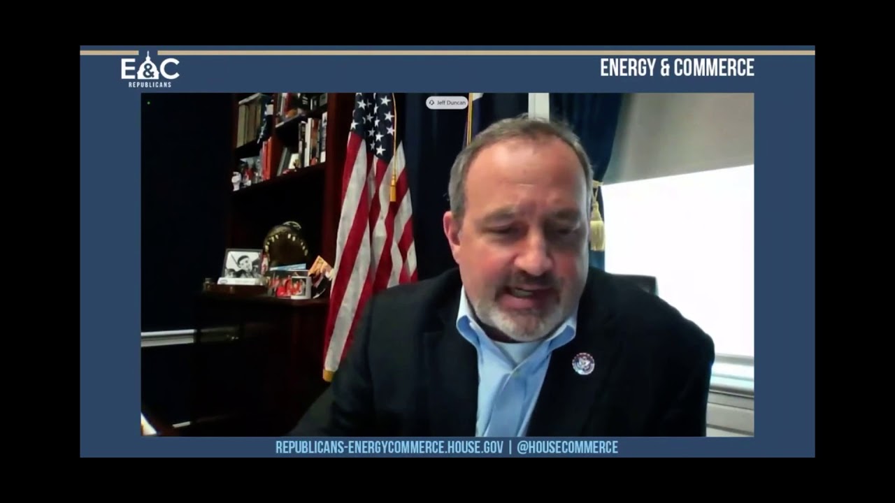 Rep. Jeff Duncan on Protecting American Energy Production - YouTube