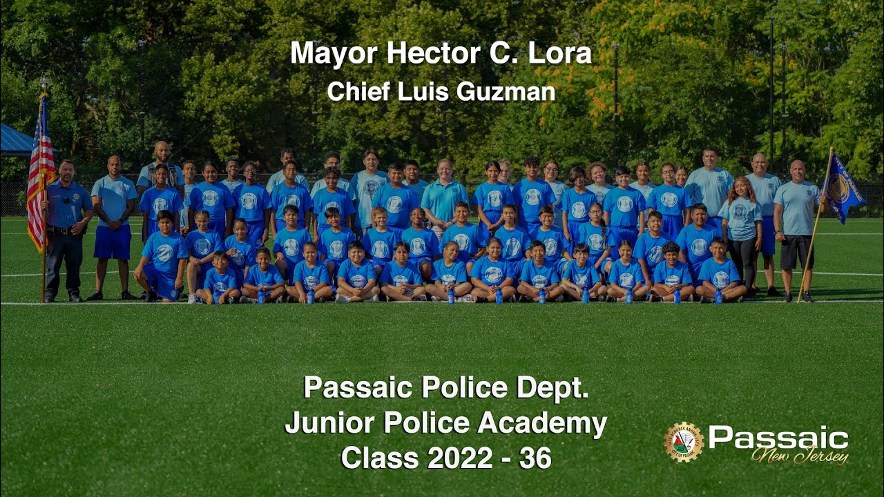 2022 Passaic Junior Police Academy - 36th Class - YouTube