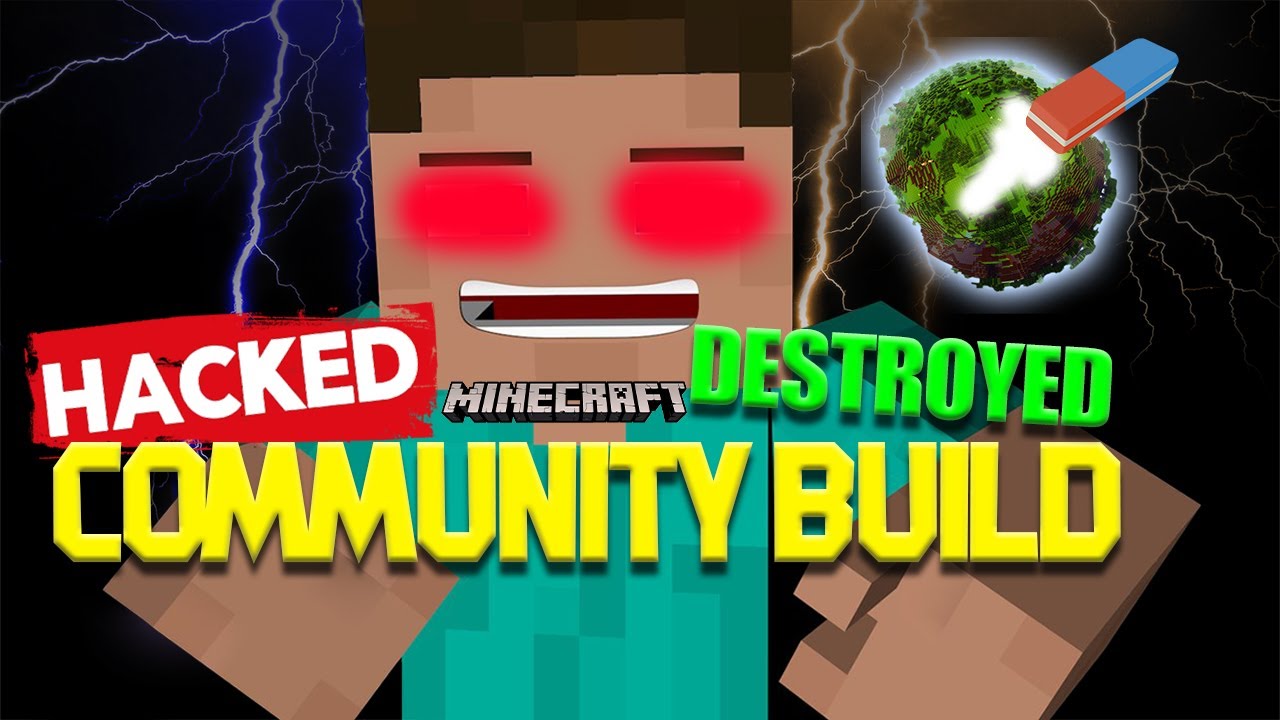 HACKED AND DESTROYED Minecraft Community Build. - YouTube