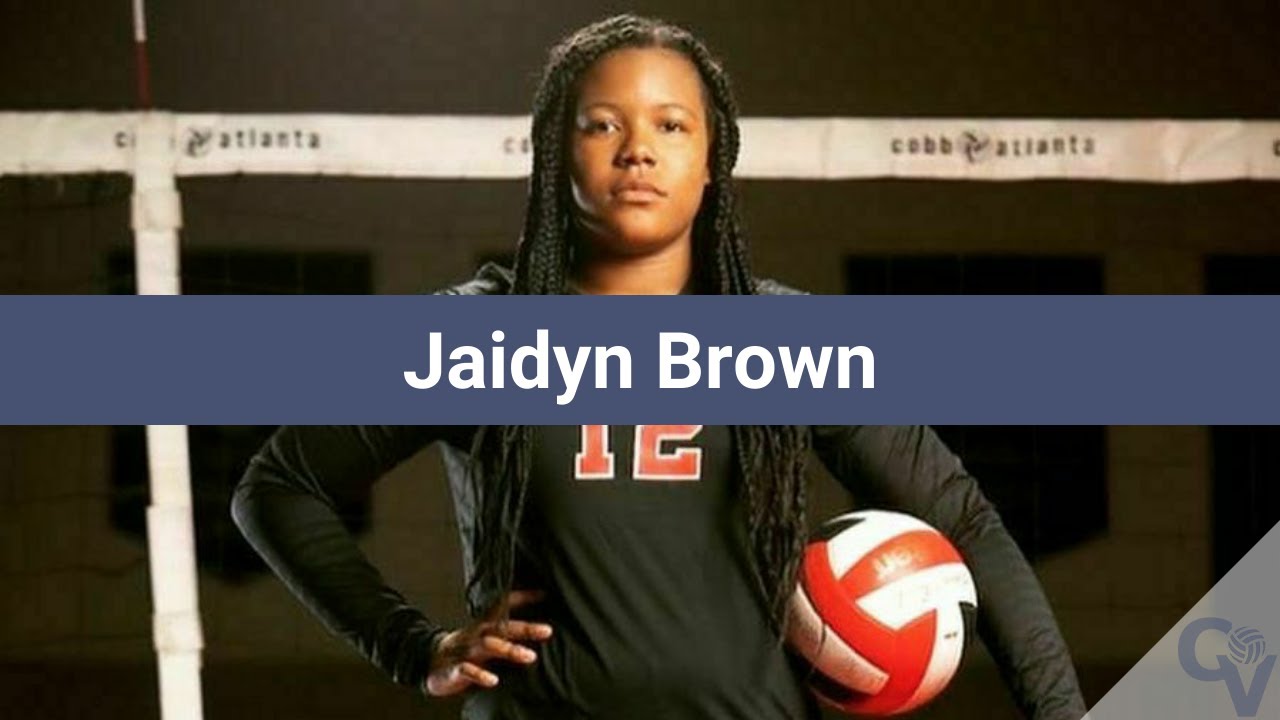 Jaidyn Brown Volleyball Highlights - GA 2023 - OH. RS. Mid - YouTube