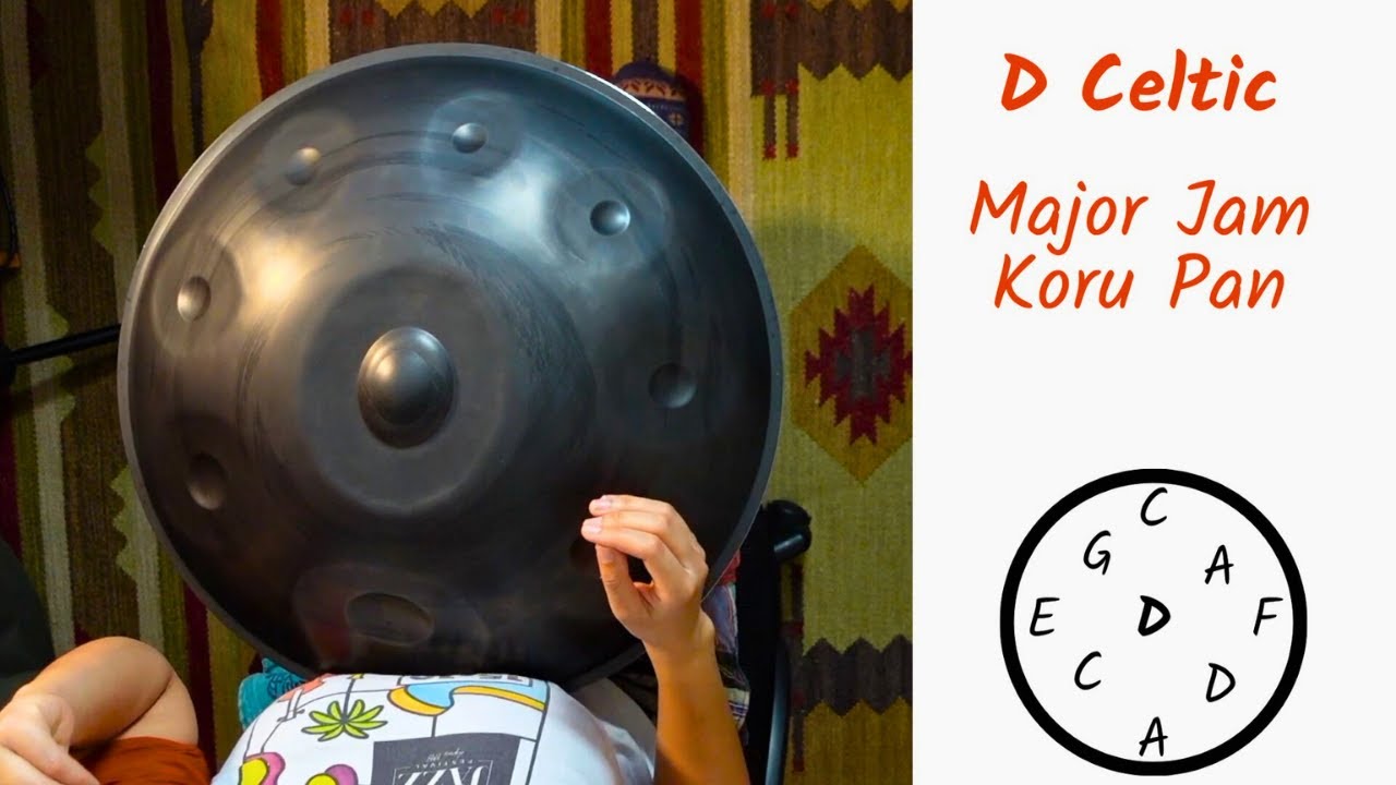 Joyful D Celtic Play Along(Handpan Fundamentals) - YouTube