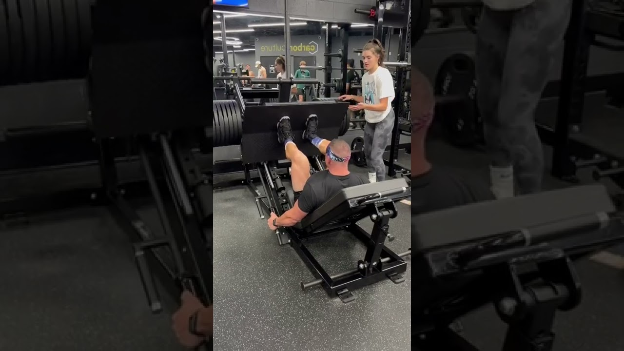 A good training partner doesn’t laugh when you fart on leg press - YouTube