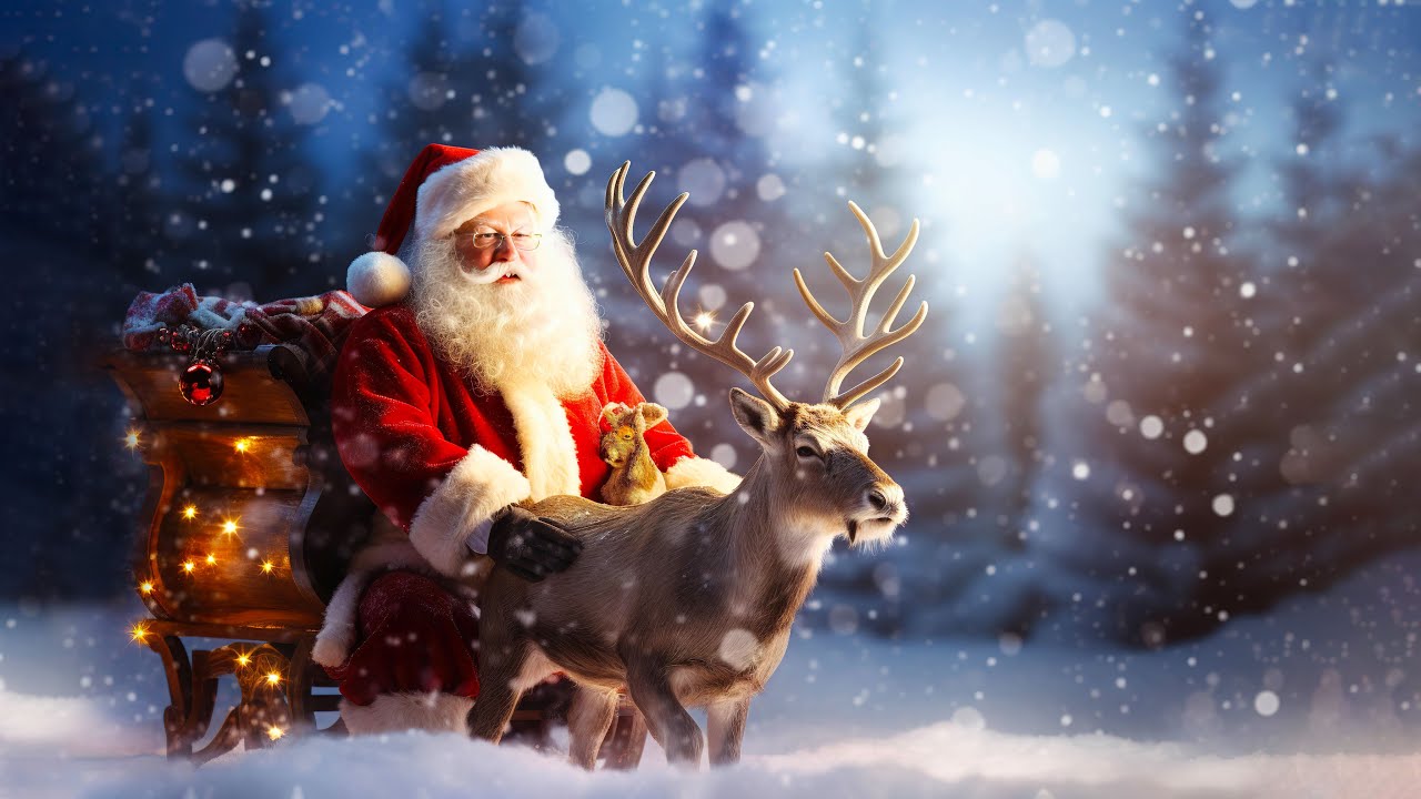 Peaceful Instrumental Christmas Music - Relaxing Christmas music "Snowy ...