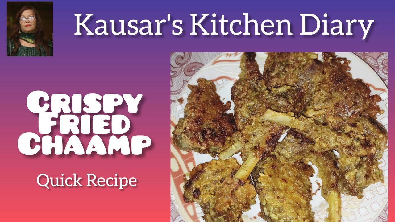 Crispy Fried Mutton Chomps | Mutton Champ Fry Recipe - YouTube