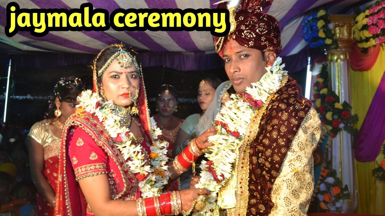 Jaymala ceremony | bihar traditional #jaymalavideo #wedding - YouTube