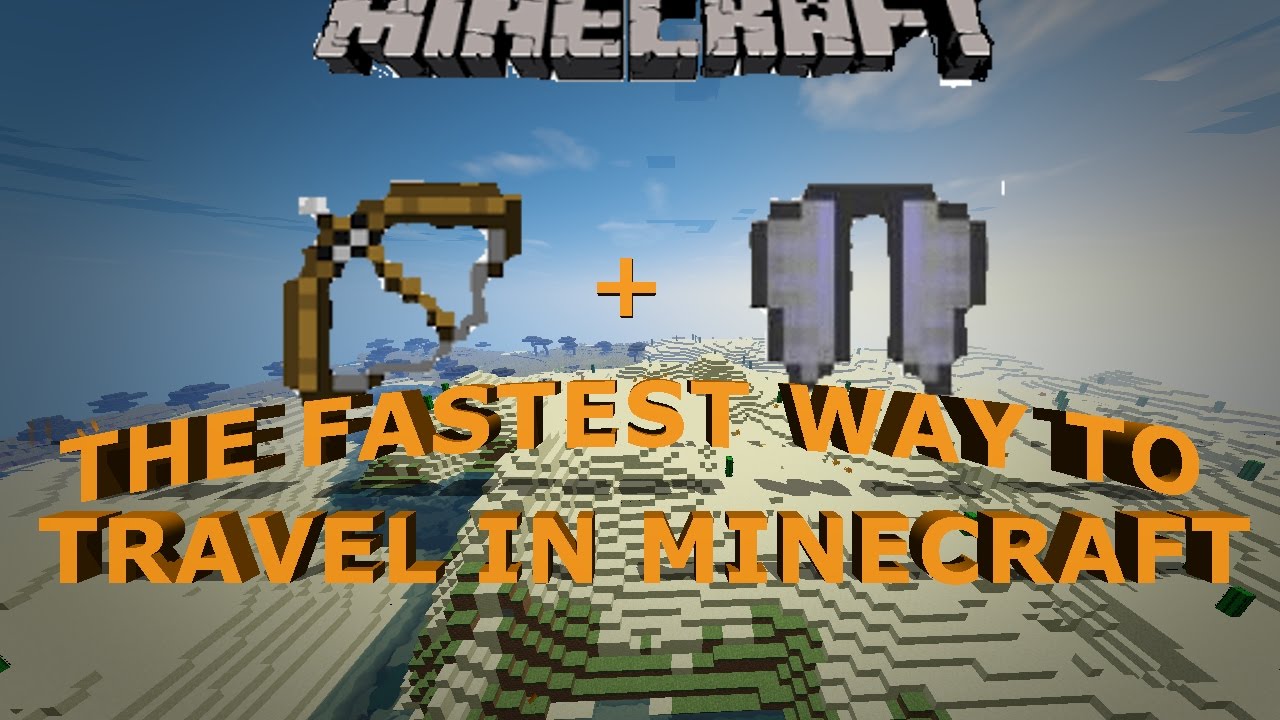 THE FASTEST WAY TO TRAVEL IN MINECRAFT!? - YouTube