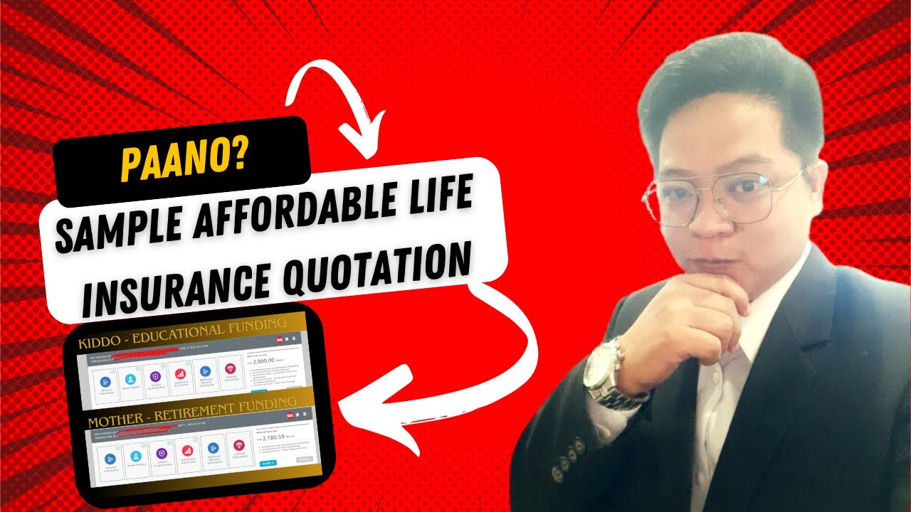 LIFE INVESTMENT PLAN: PAANO? SAMPLE AFFORDABLE LIFE INSURANCE QUOTATION ...