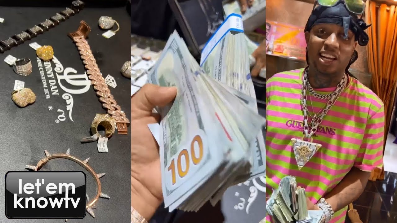 Ski Mask The Slump God Just Got Several Diamond Rings, Bracelets & A ...