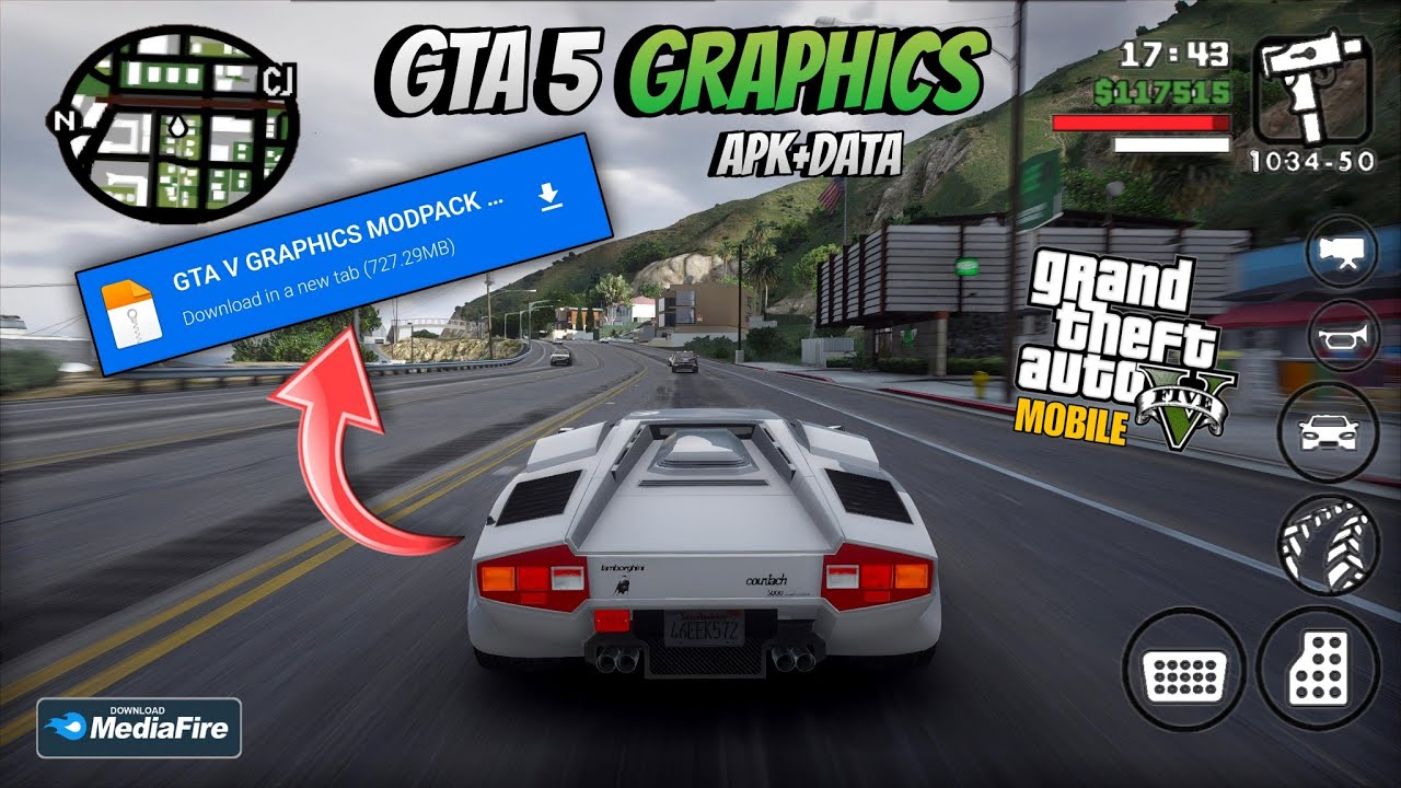 GTA 5 Graphics Modpack for GTA San Andreas Android 11,12,13 | How to ...