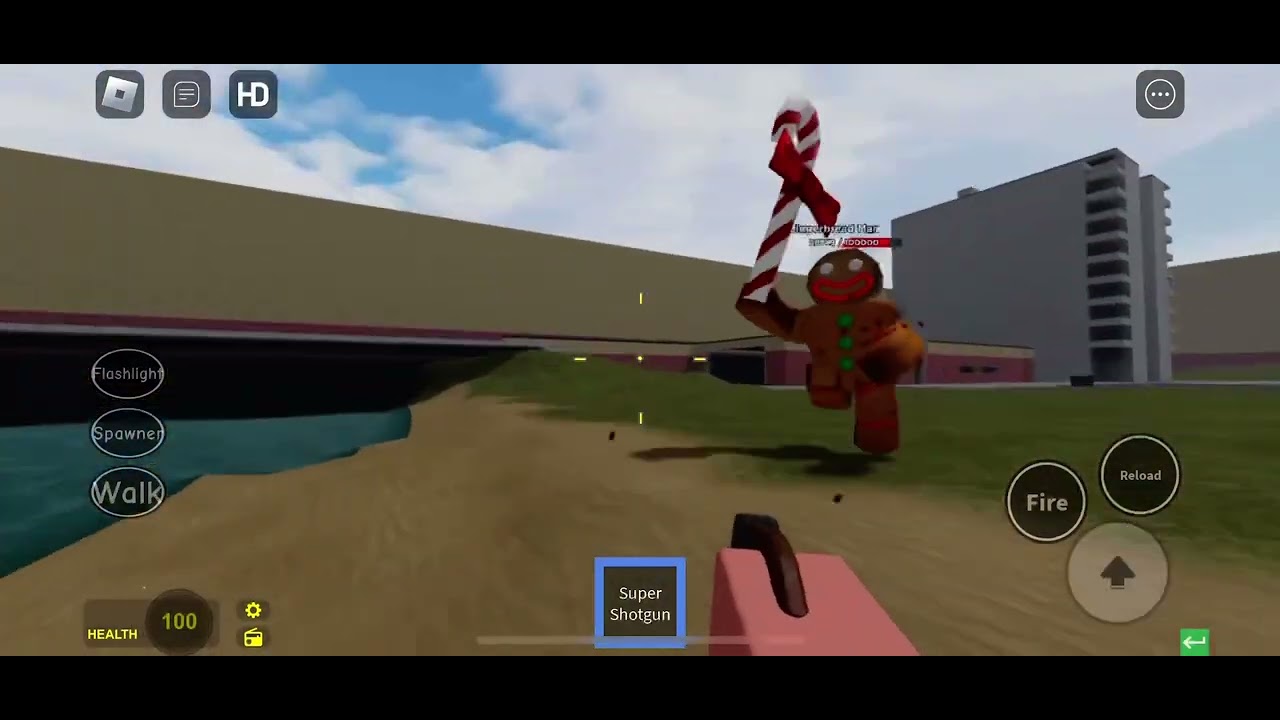 The Gingerbread Man Boss Fight [Roblox Rays mod] - YouTube