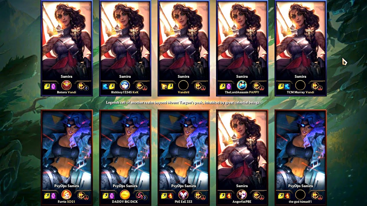 5 SAMIRA vs 5 SAMIRA! Summoner's Rift ARAM - YouTube