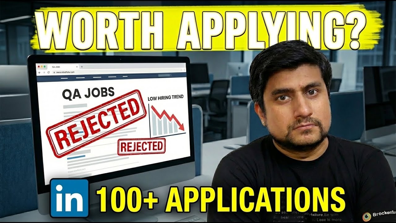 Is It Worth Applying to QA Jobs with 100 Applications? - YouTube