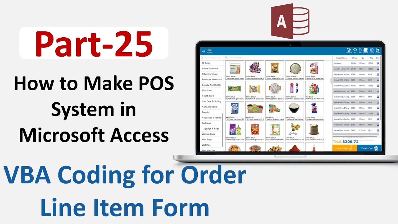 How To Make POS In Microsoft Access Part 25 VBA Recordset To Change How To Make POS In Microsoft Access Part 25 VBA Recordset To Change
