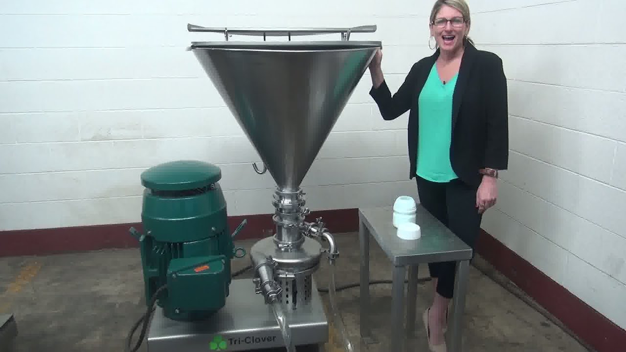 Tri-Clover Stainless Steel Tri-Blender Demonstration - YouTube