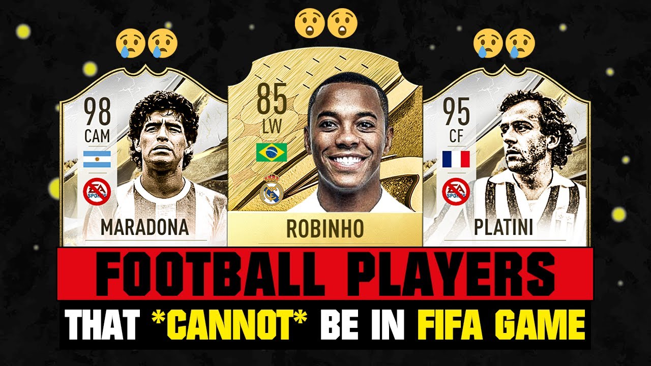 FOOTBALL PLAYERS That **CANNOT** Be In FIFA Game! 😭💔 ft. Maradona ...
