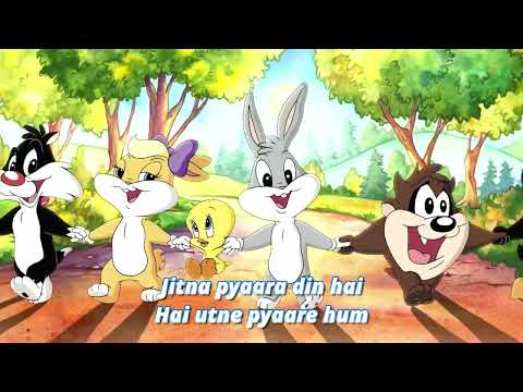 Baby Looney Tunes Hindi Opening Song With Lyrics (Jitna Pyara Din Hai, Hai Utne Pyaare Hum..)