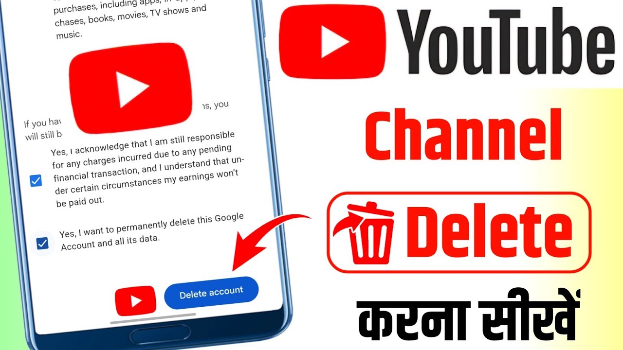 How to Delete YouTube Channel Permanently | YouTube Channel Delete ...