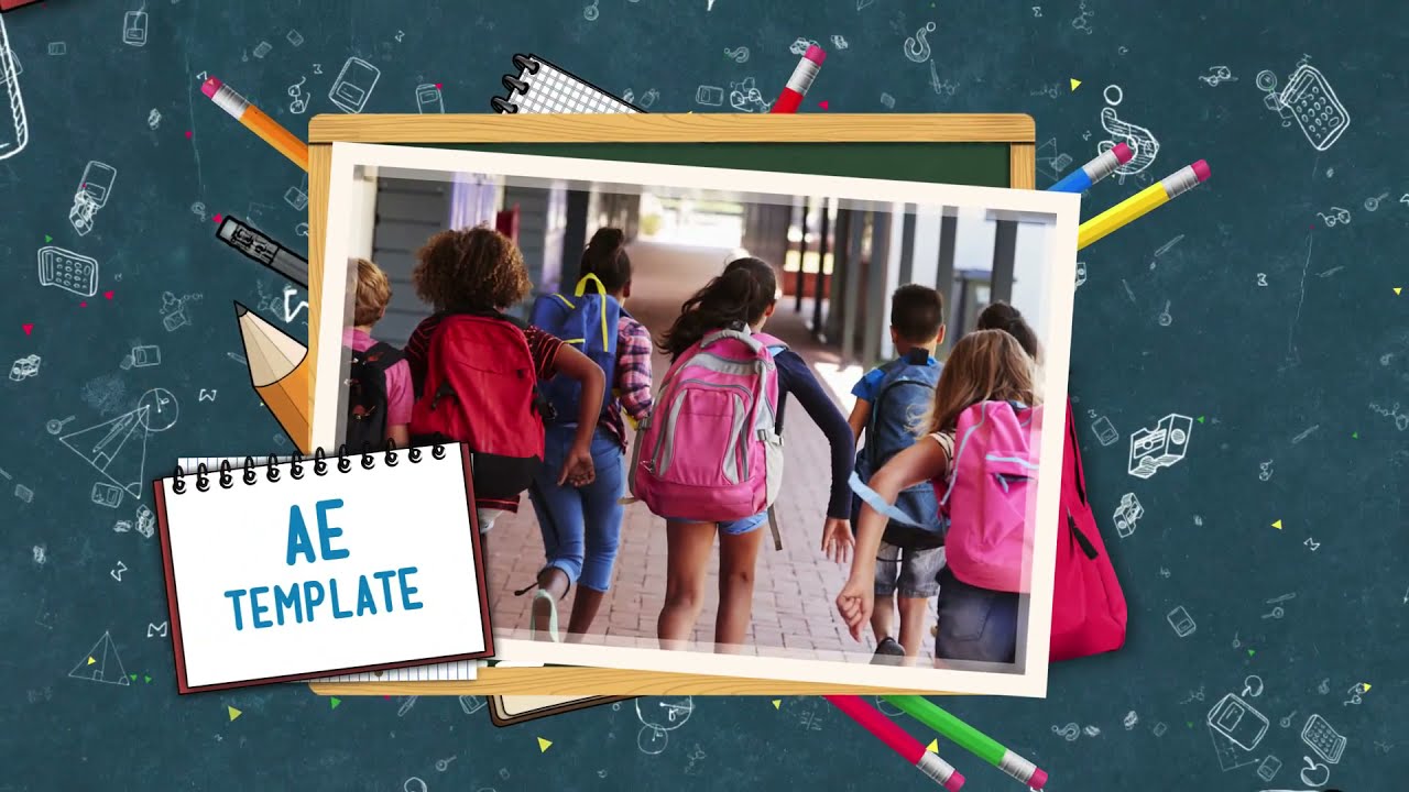 VIDEOHIVE BACK TO SCHOOL SLIDESHOW » Free After Effects Templates ...