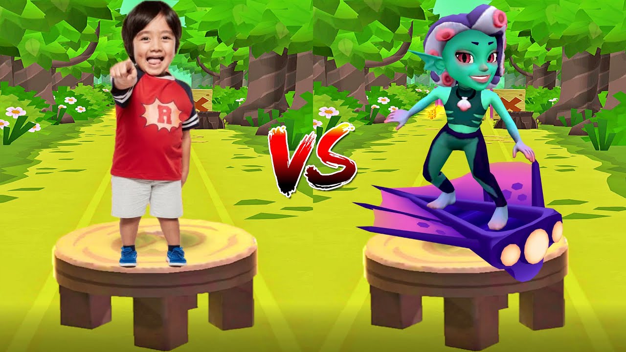 Tag with Ryan vs Subway Surfers Underwater - Noel Deep Blue Outfit New ...
