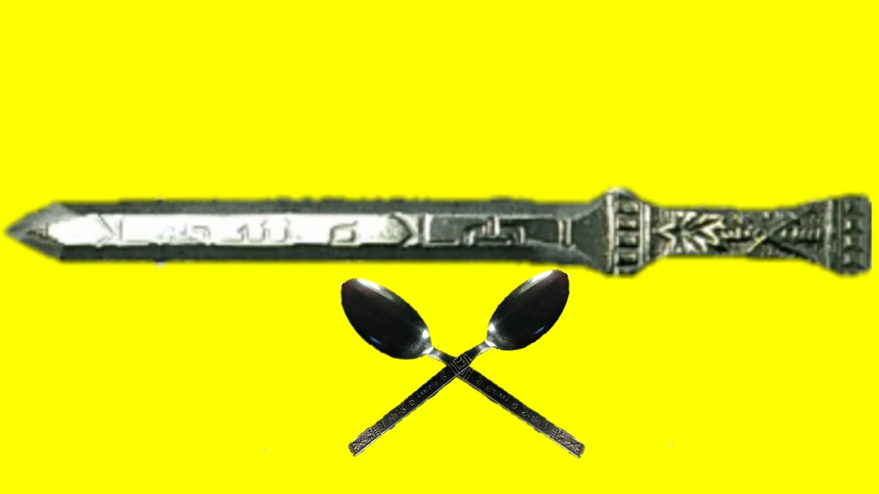 Cara Membuat Pedang dari Sendok | Upload ideas - YouTube