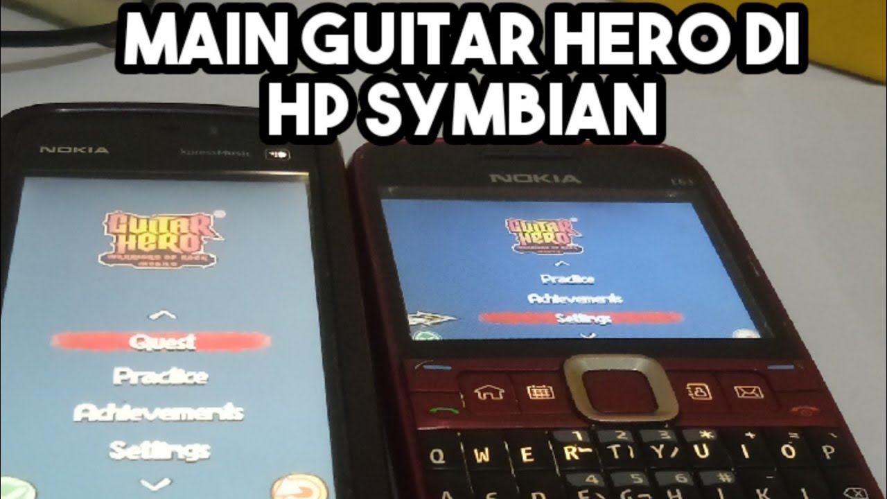 Main Guitar Hero di Symbian Nokia E63 dan 5800 | Play Game Guitar Hero ...