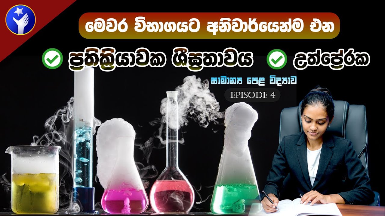 ප්‍රතික්‍රියා සීඝ්‍රතාවය සම්පූර්ණයෙන්ම 😍🥰 Grade 10 Science in Sinhala ...