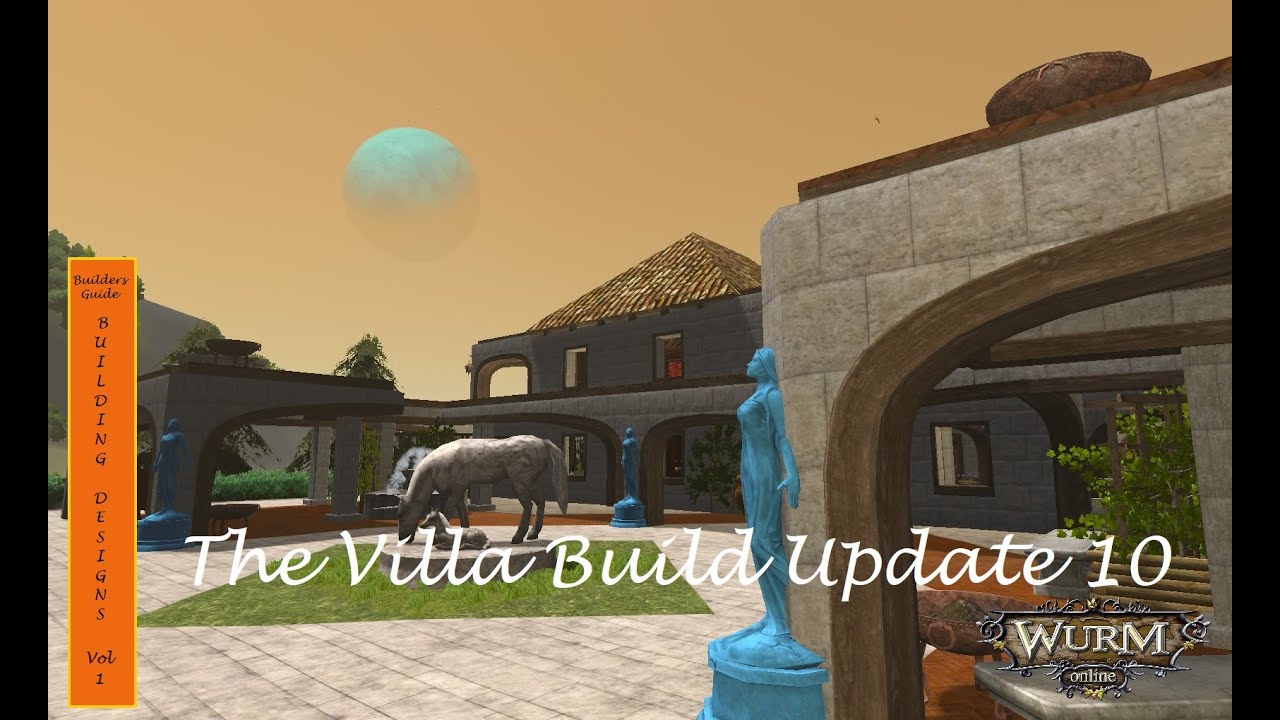 The Villa Build Update 10 Year 1116 Wurm Online - YouTube