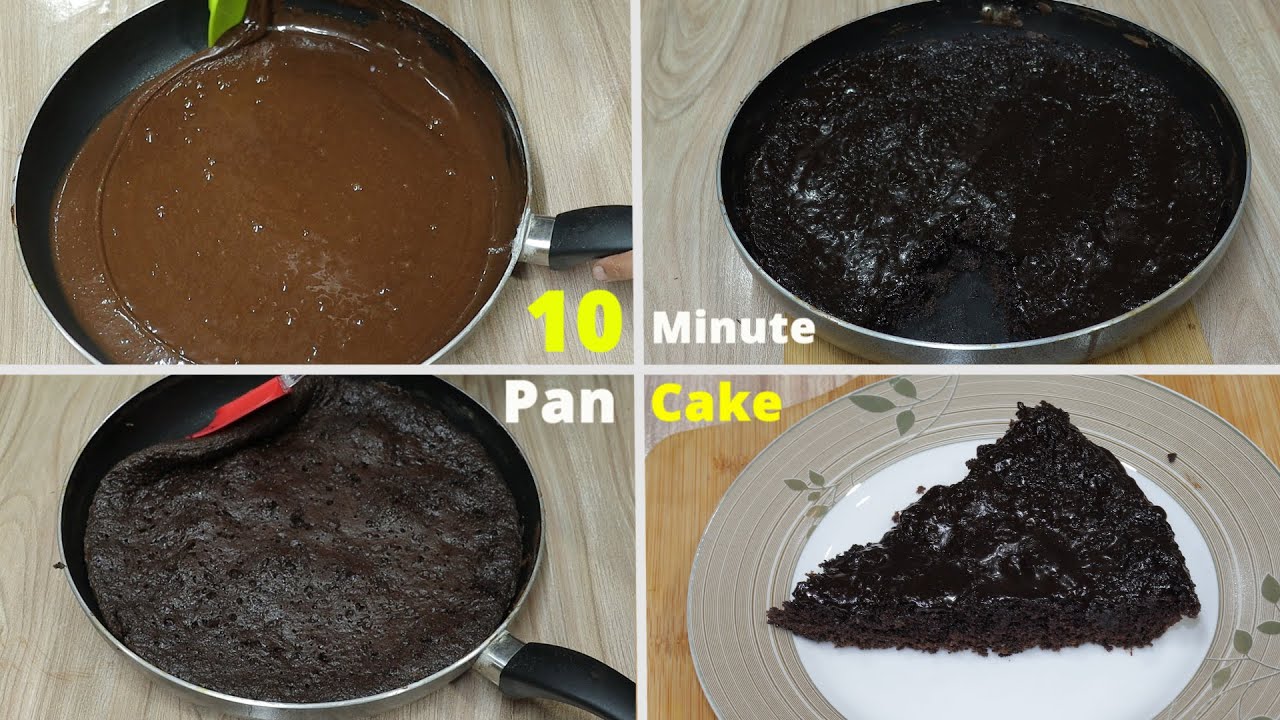 10 Minute Pan Cake | Chocolate Pan Cake Recipe- Food maker - YouTube