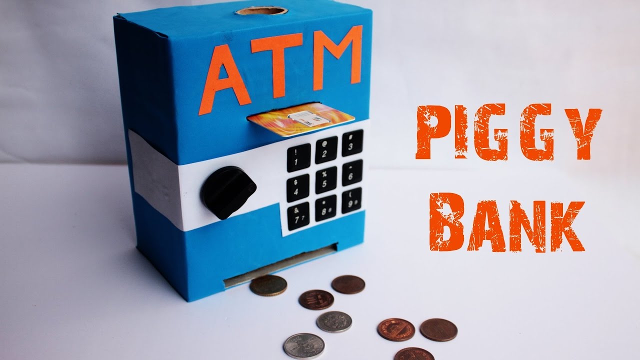 DIY PIGGY BANK ATM MACHINE FOR RS 2000 NOTE - YouTube