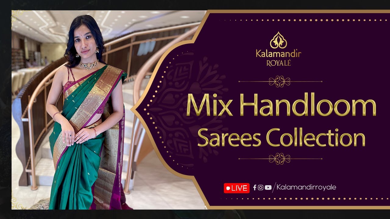 Mix Handloom Sarees Collection | WhatsApp Number 9456 9456 33 ...