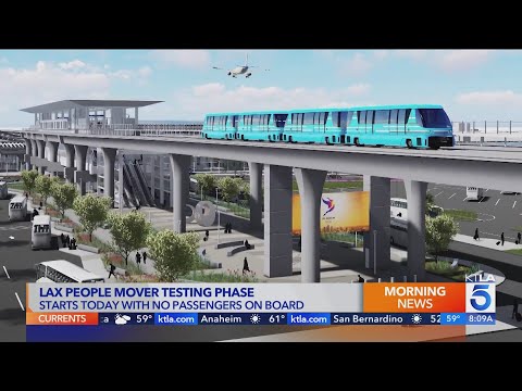 LAX Automated People Mover starts testing – without people 