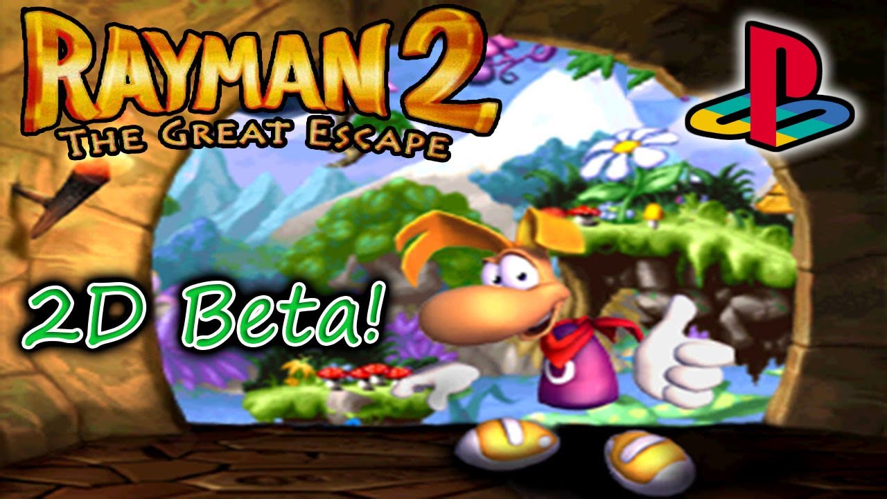 2D BETA Bonus Level in Rayman 2: The Great Escape! (PS1 Exclusive ...