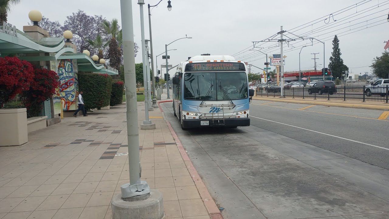 2009 Montebello Bus Lines New Flyer GE40LFR 2919 - YouTube